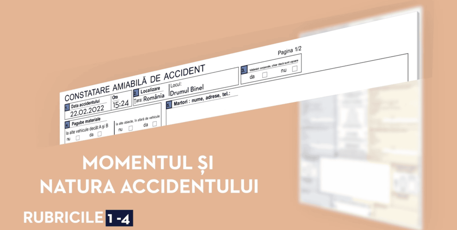 Cum se completeaza formularul de constatare amiabila in format ...